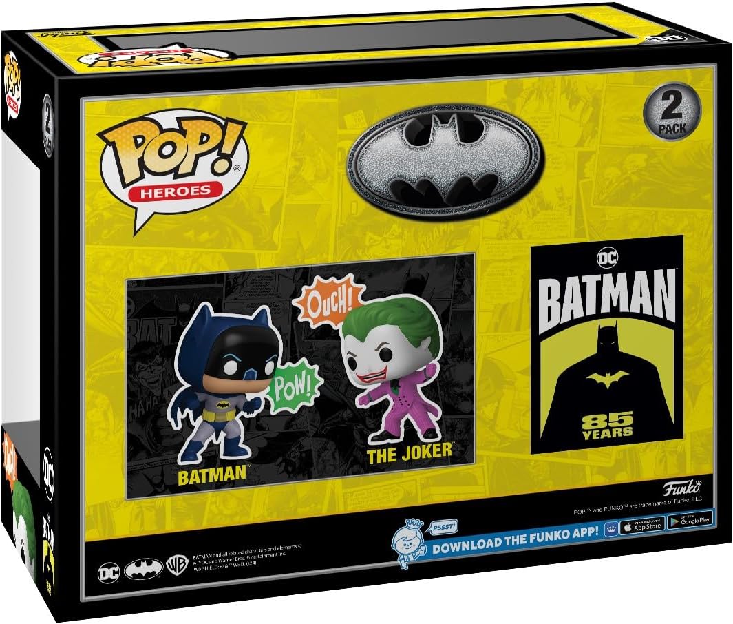 Funko Pop Batman 85th Aniversario Batman y el Joker 2-Pack DC Comics – FunkoSpace
