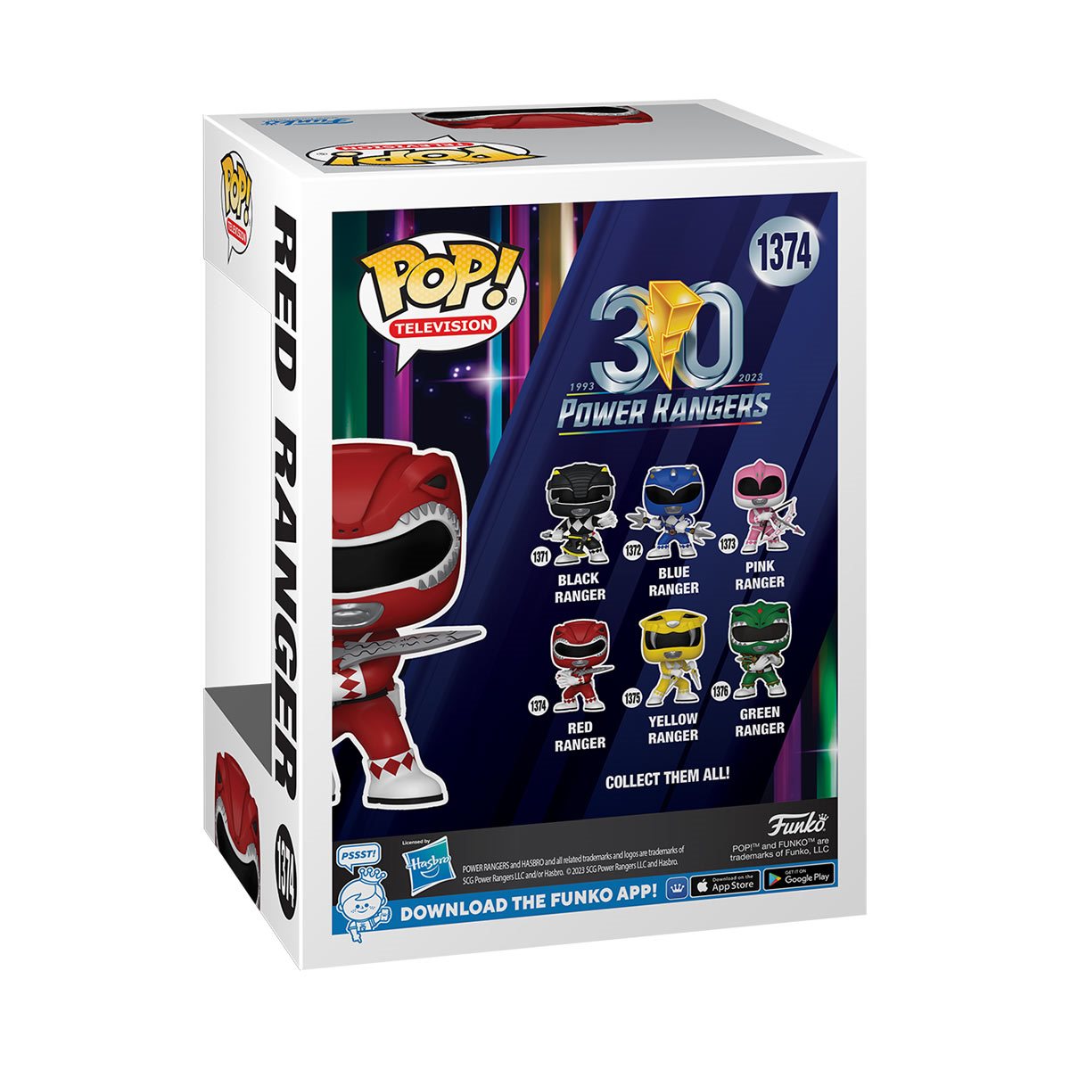 Funko Pop Power Rangers 30th Anniversary Red Ranger Funko Pop – FunkoSpace