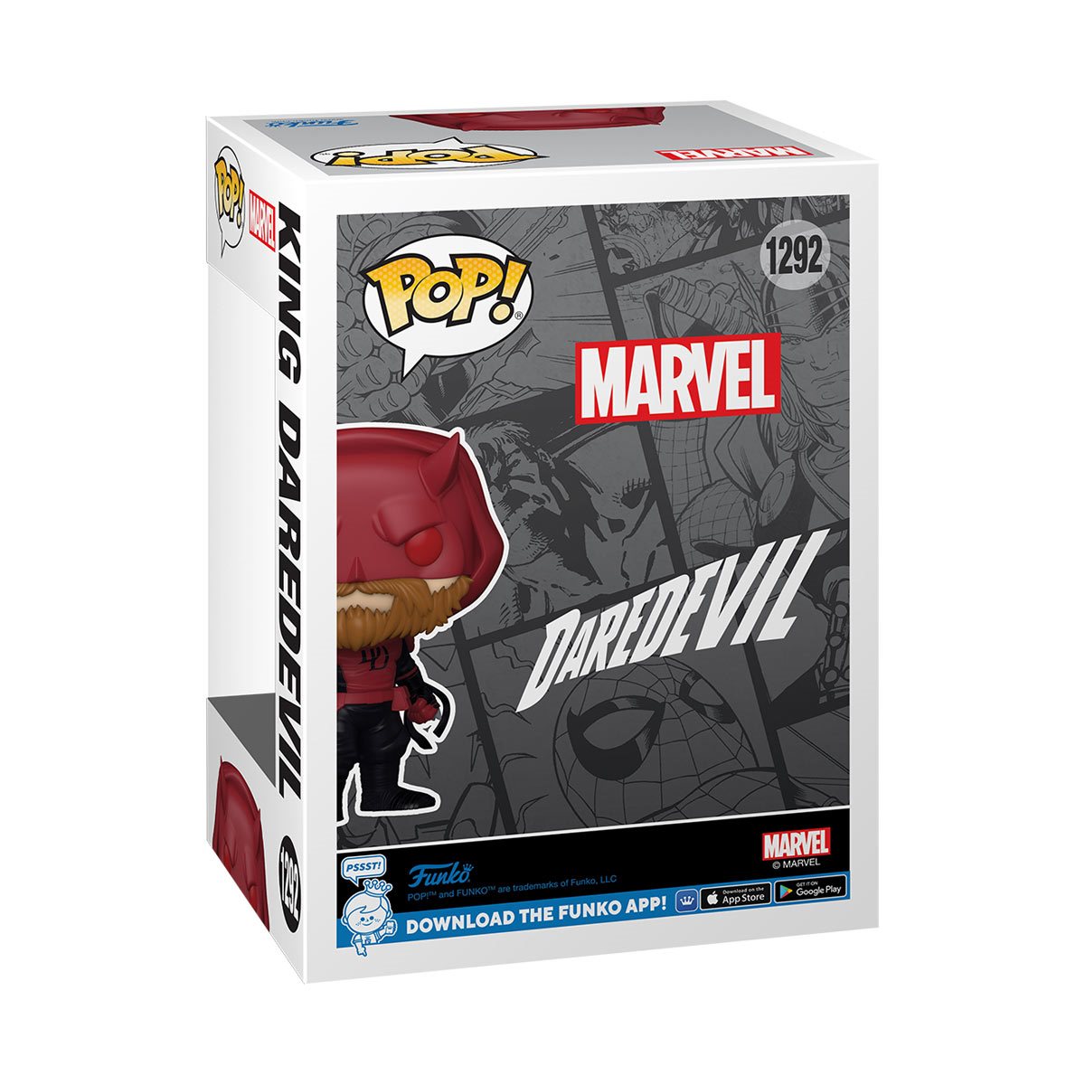 Marvel King Daredevil Previews Exclusive PX Funko Pop (Caja con Detall ...
