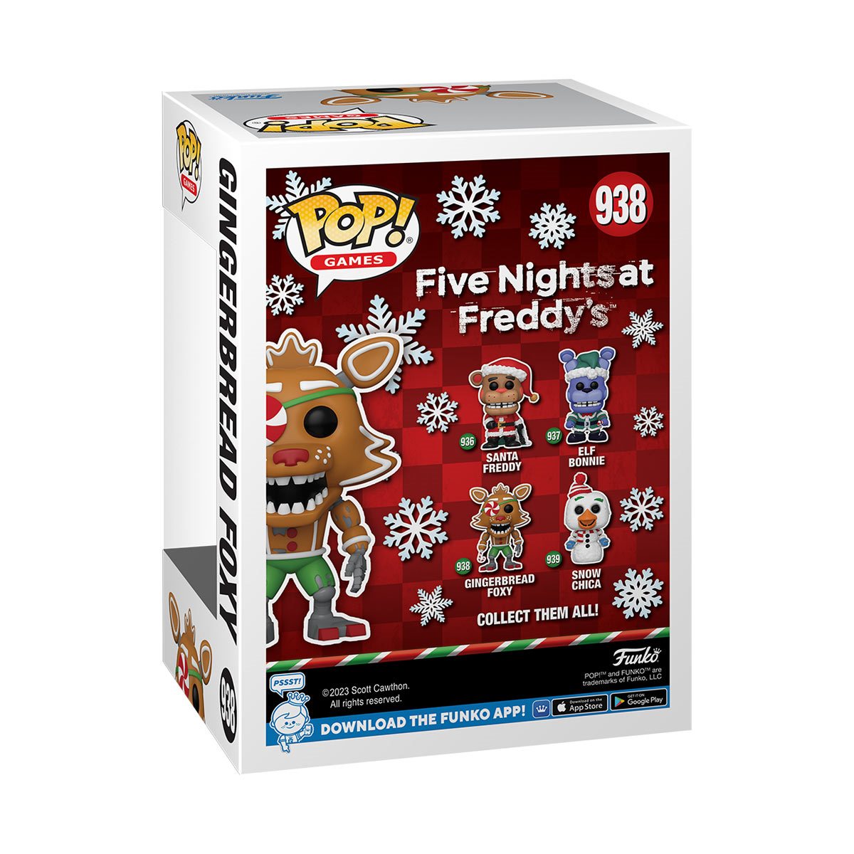 Funko pop Five Nights at Freddy's Holiday Gingerbread Foxy FNAF | Pre ...