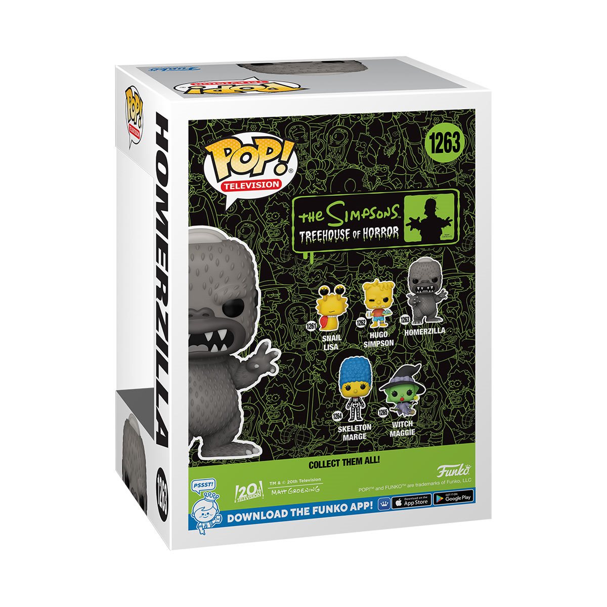 The Simpsons Treehouse of Horror Homerzilla Funko Pop – FunkoSpace