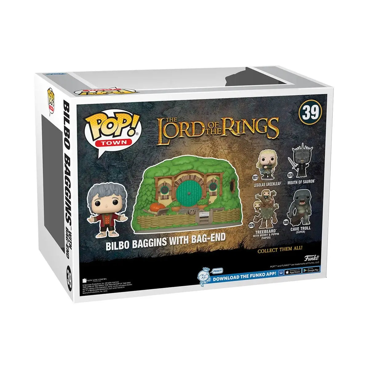 Funko Pop El Señor de los Anillos: Bilbo Baggins con Bolsón Cerrado ...