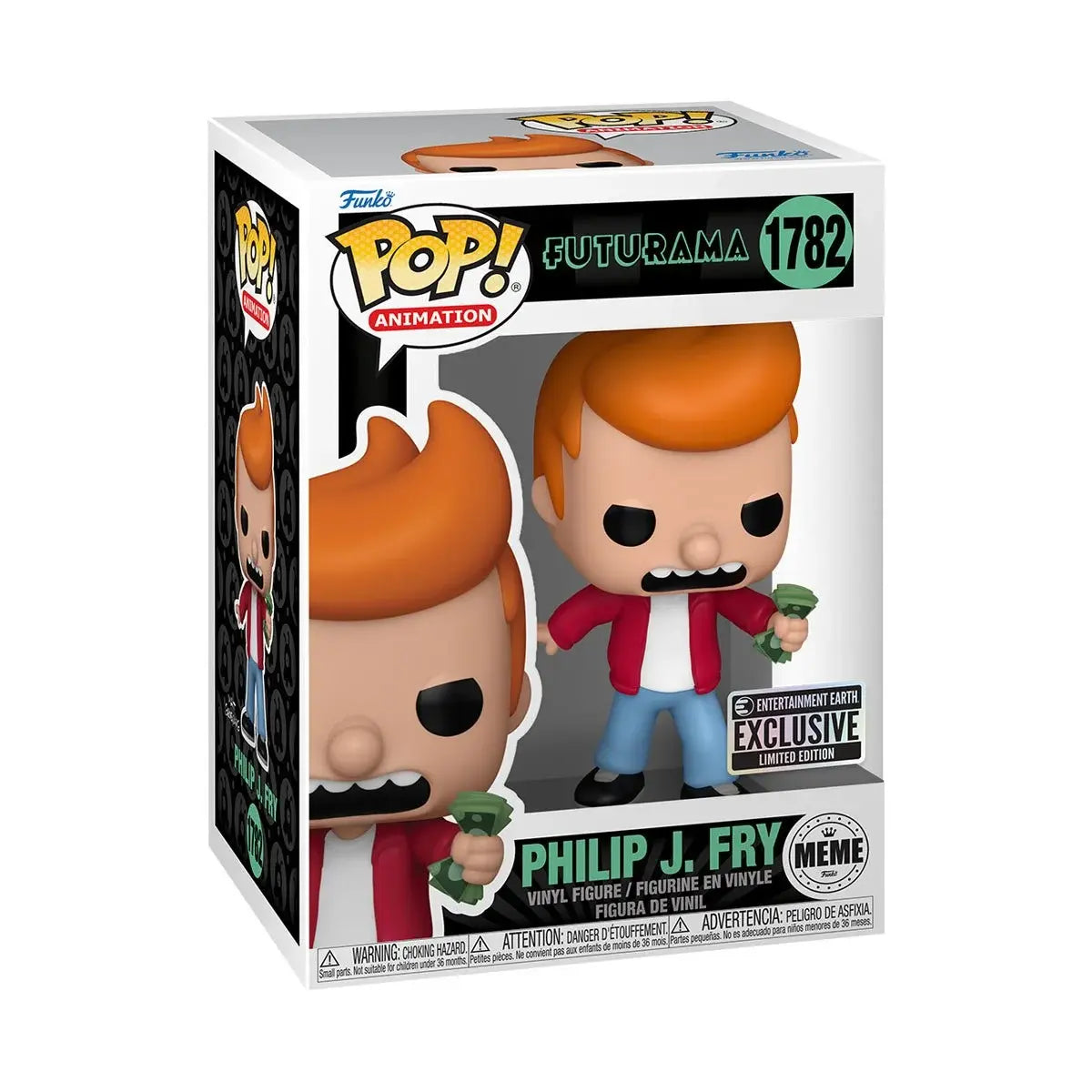 Futurama Philip J. Fry Entertainment Earth (meme) Funko Pop! – FunkoSpace