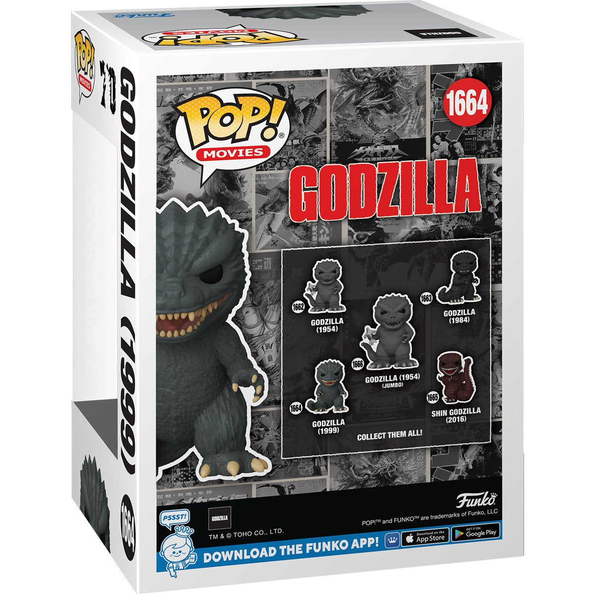 Godzilla 70.º aniversario Godzilla (1999) Funko Pop! – FunkoSpace