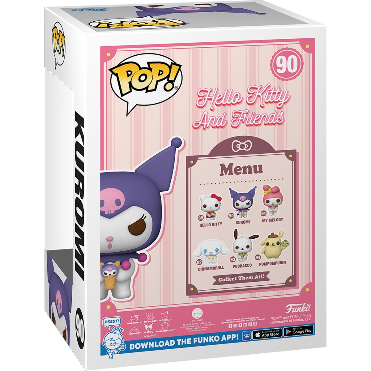 Hello Kitty y sus amigos: Kuromi con Postre Funko Pop! – FunkoSpace