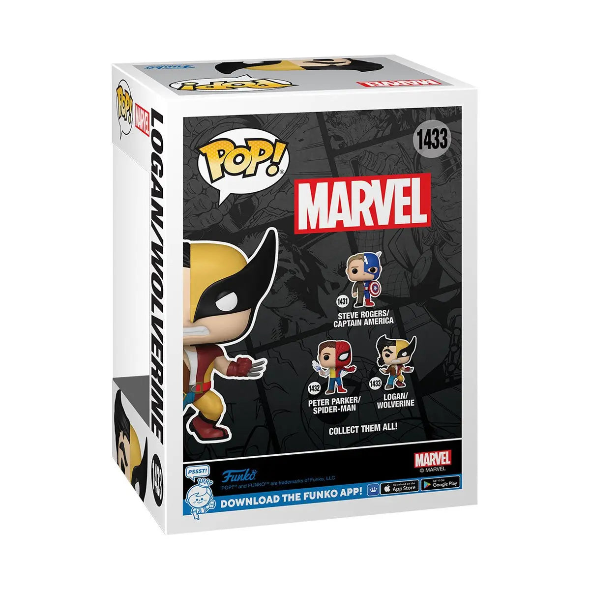 Funko Pop Marvel Comics Split Logan Wolverine – FunkoSpace