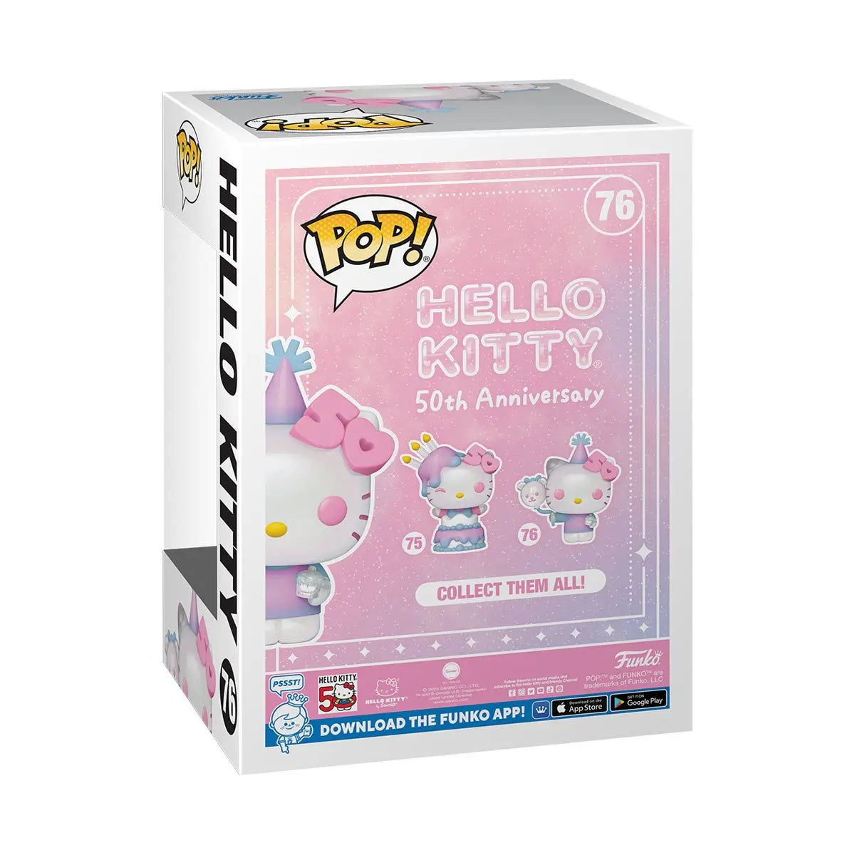 Sanrio Hello Kitty 50th Anniversary Hello Kitty with Balloon Funko Pop ...