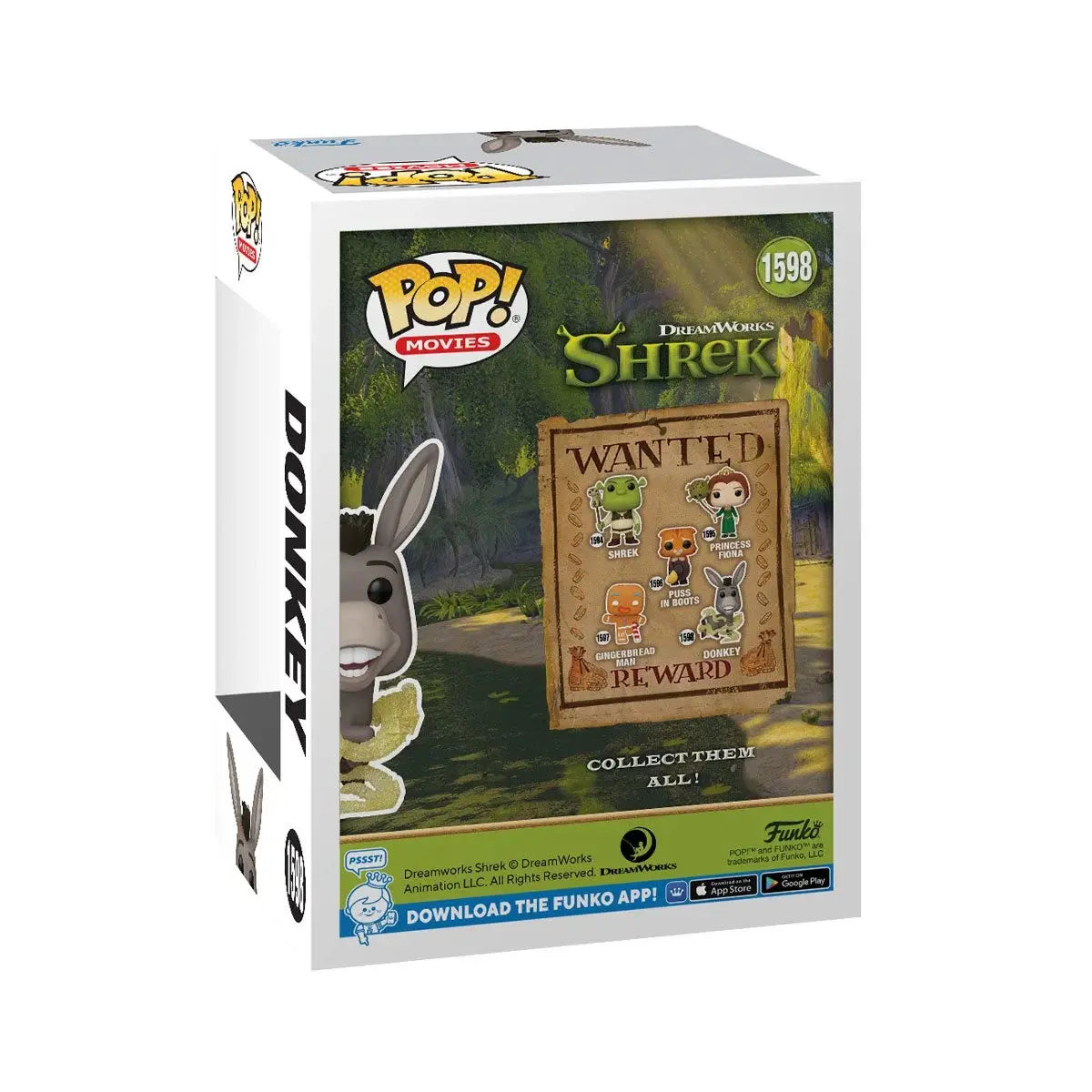 Funko Pop Dreamworks Shrek Movie 30th Anniversary - Donkey (Burro ...
