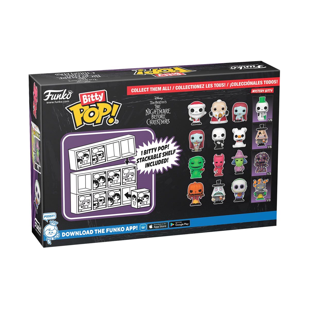 El extraño mundo de Jack: Sally Funko Bitty Pop! Mini-Figure 4-Pack ...