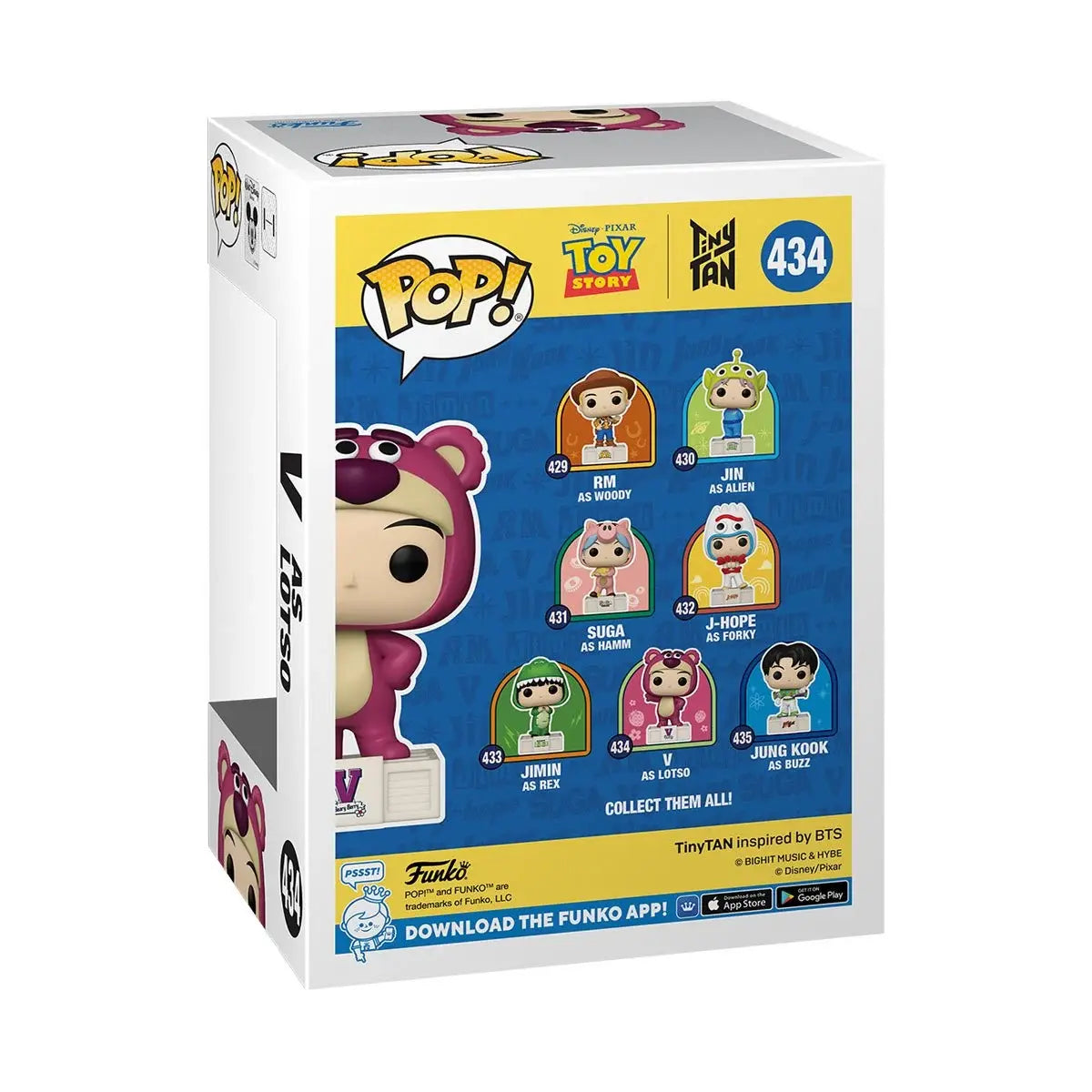 Funko Pop BTS Toy Story x TinyTAN BTS V como Lotso – FunkoSpace