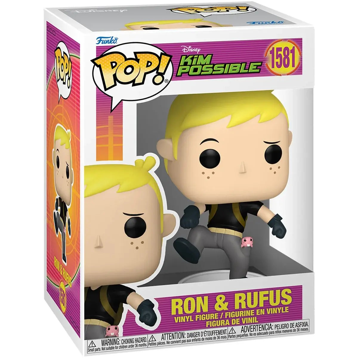Kim Possible Ron & Rufus Funko Pop! – FunkoSpace