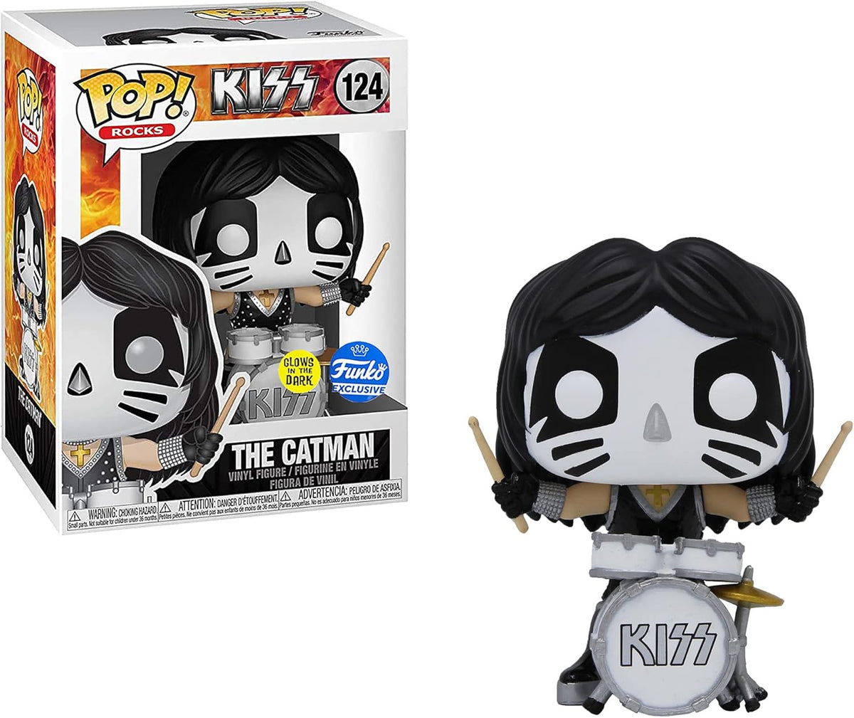 Funko Pp KISS The Catman Funko Pop Music Glows in the Dark Exclusive ...