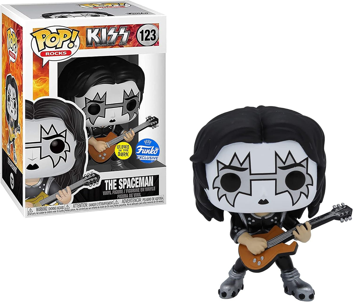Funko Pp KISS The Spaceman Funko Pop Music Glows in the Dark Exclusive ...