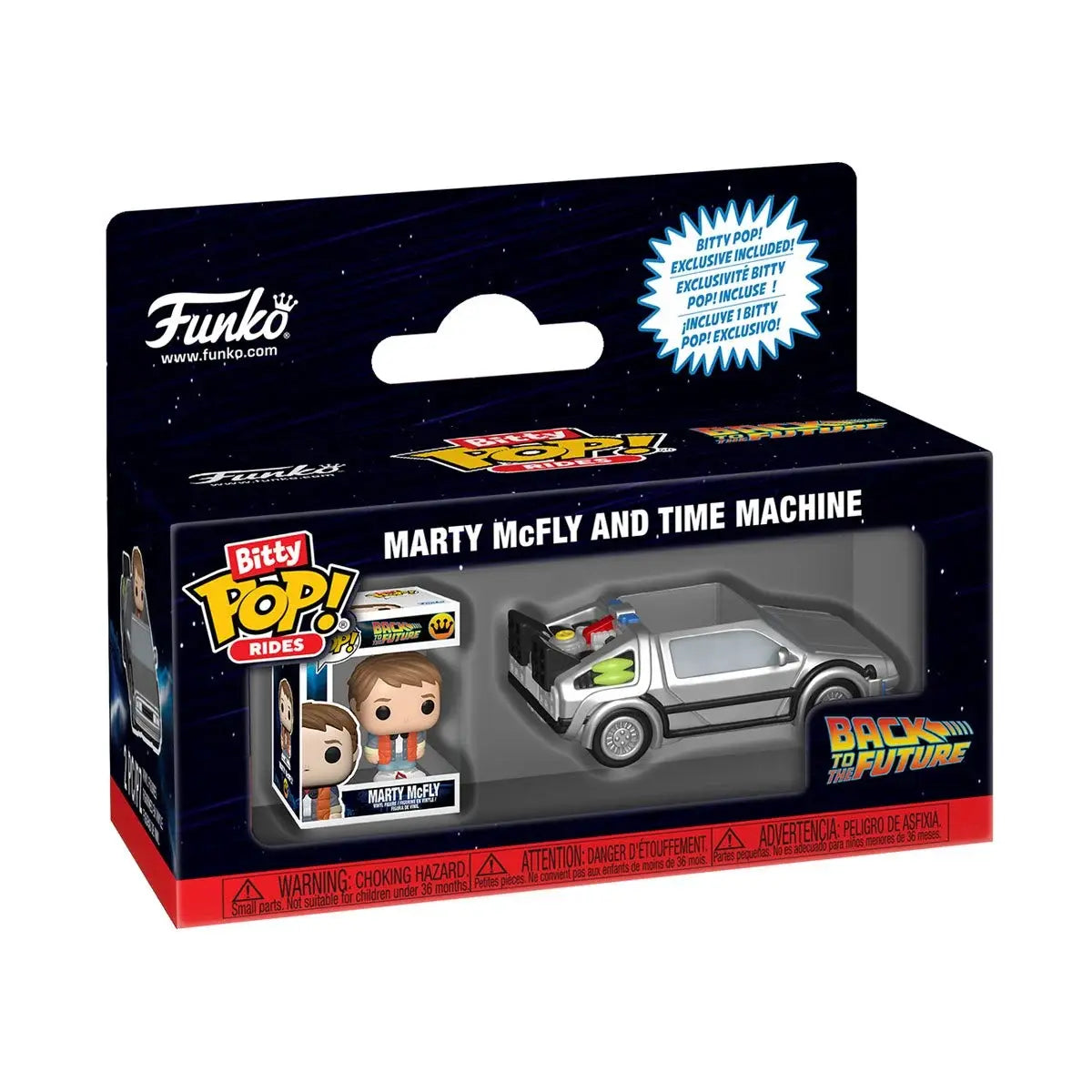 Volver al futuro Marty McFly y el DeLorean Funko Bitty Pop! Ride | Pre ...