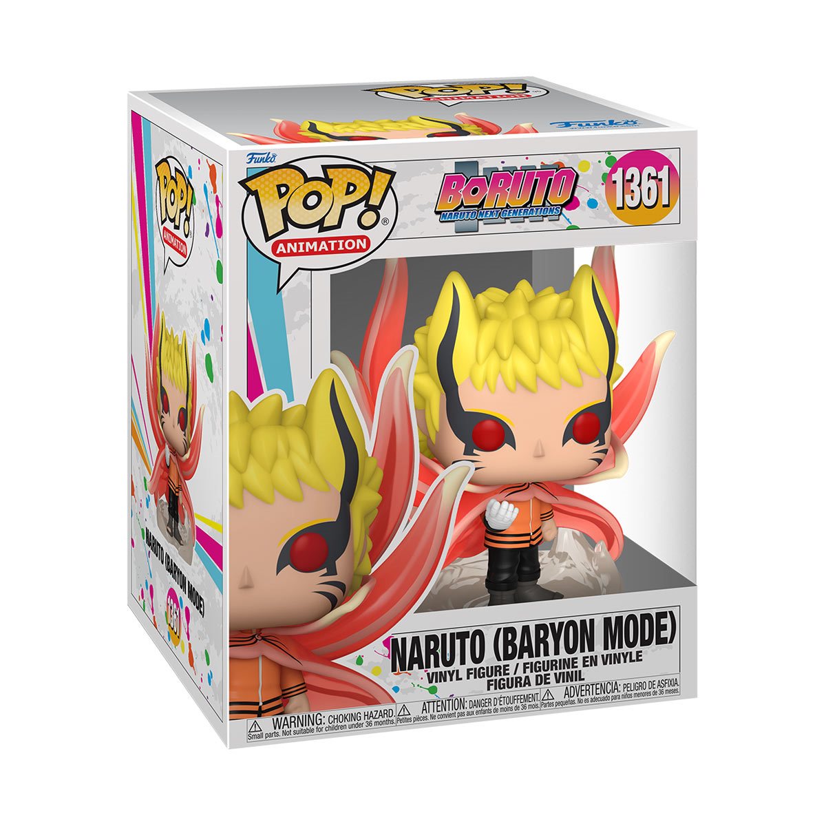 Boruto: Naruto Next Generations Naruto (Baryon Mode) 6-Inch Funko Pop ...
