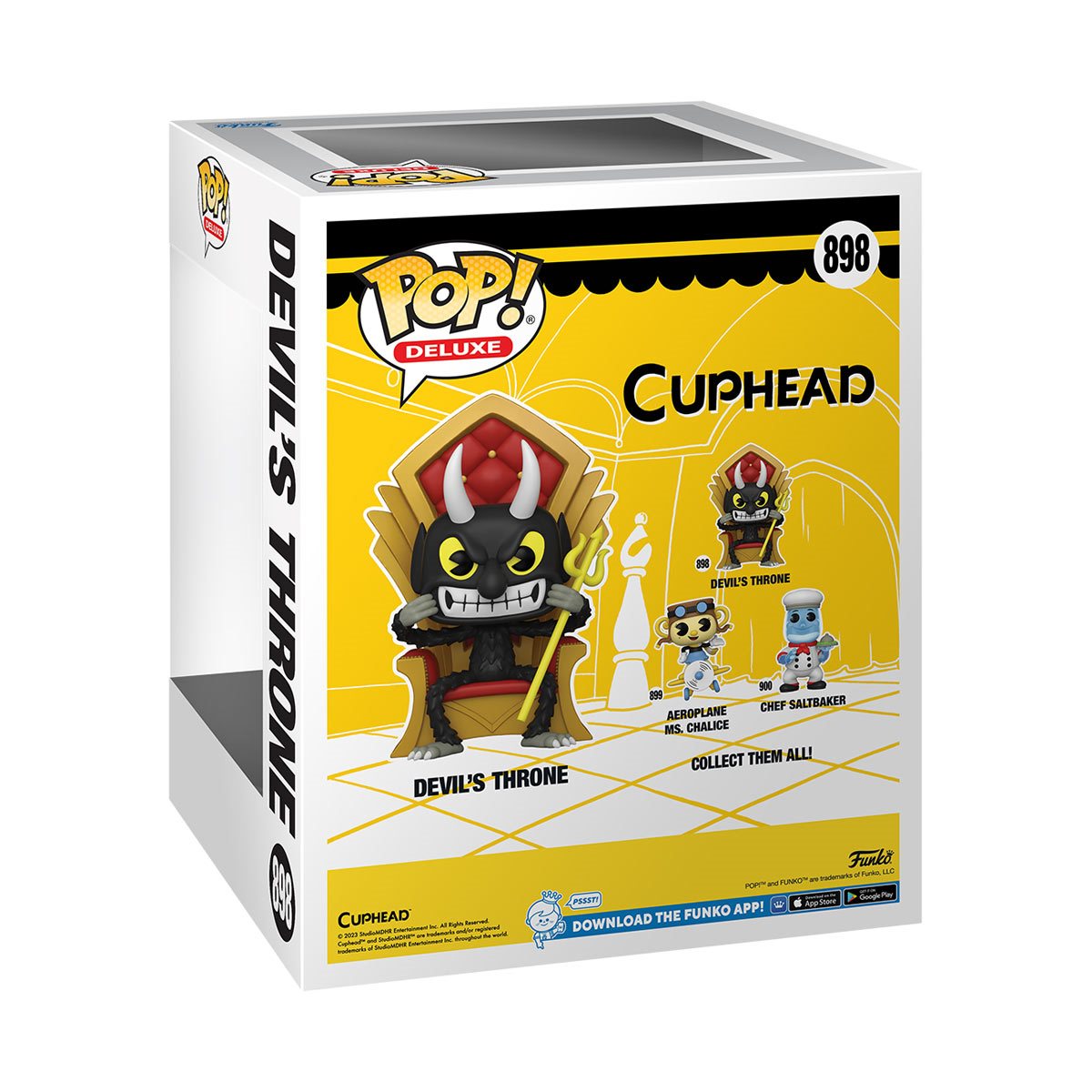 Cuphead Devil in Chair Deluxe Funko Pop – FunkoSpace